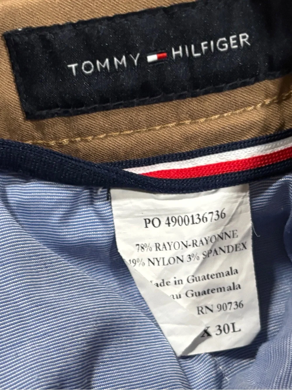 Tommy Hilfiger | Pants | Tommy Hilfiger Tan Slim Fit Stretch Casual ...